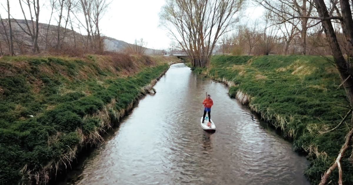 Con il SUP sulla Foce del fiume Tronto